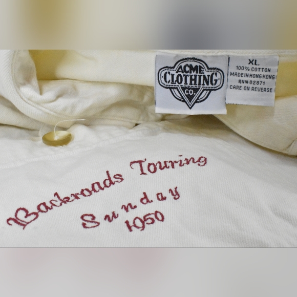 Acme Clothing | Shirts | Vintage 993 Acme Clothing Embroidery Graphics ...
